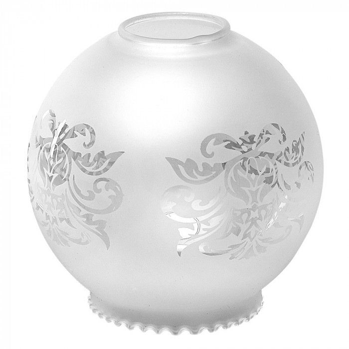 Small Acid Glass Scroll Pattern Shade | Superlux